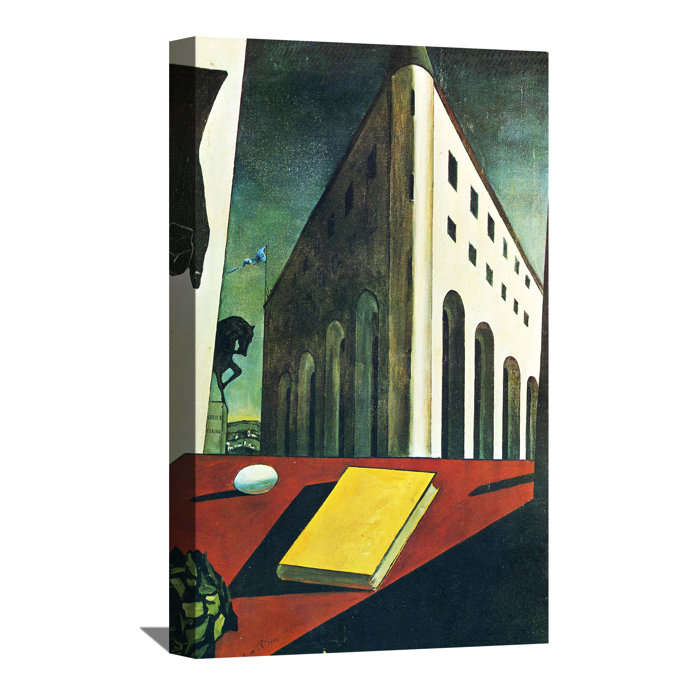 Brayden Studio® Giorgio De Chirico Wall Art Turin Spring by Giorgio De ...